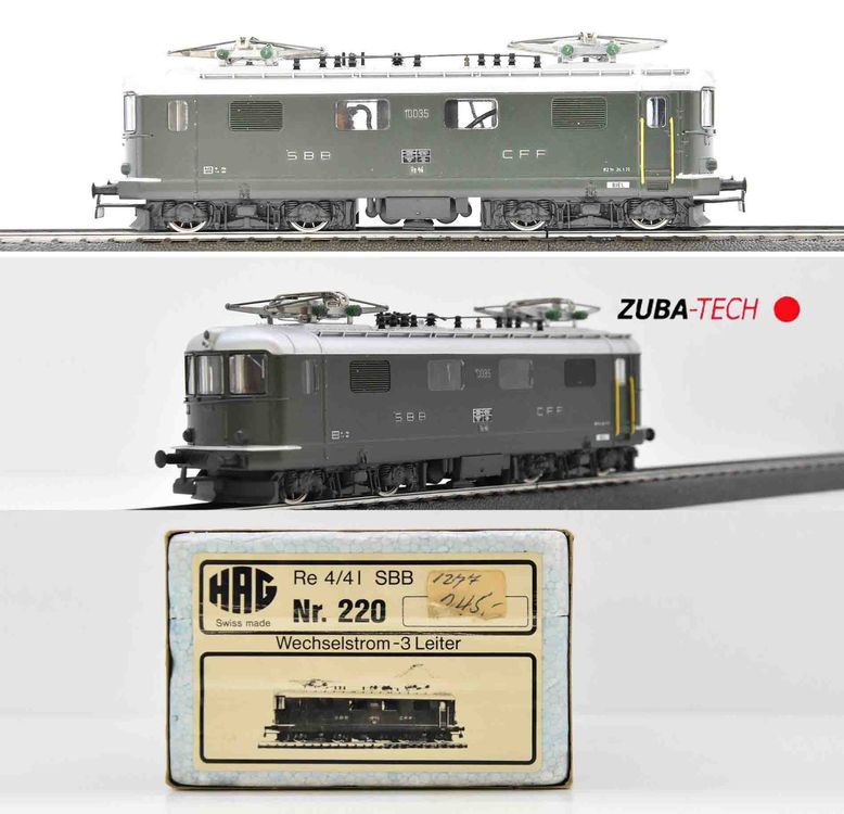 HAG 220 E-Lok Re 4/4 II SBB H0 WS Analog mit OVP | Kaufen auf Ricardo