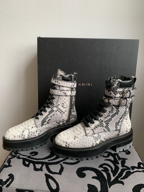 AMIRI: OVP- Exklusive Snake Combat Boots mit Originalbox, 37 (Neu ...