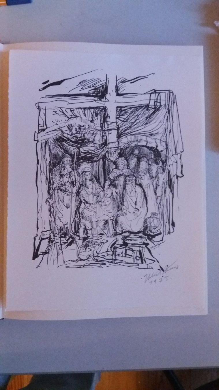 Helmut Knorr Für wen haltet ihr mich Jesus (+Orig Litho sig) (Gebraucht ...