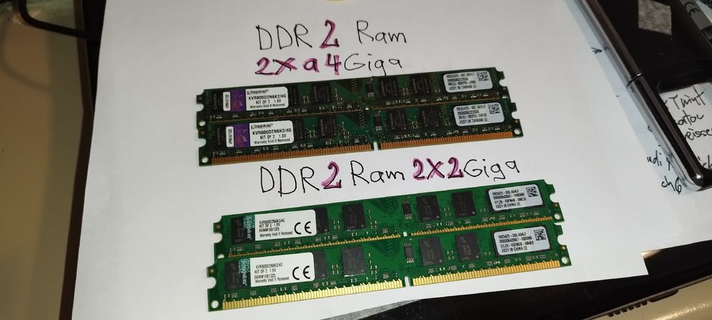 2 stk ddr 2 ram a 2 giga/4 giga | Kaufen auf Ricardo