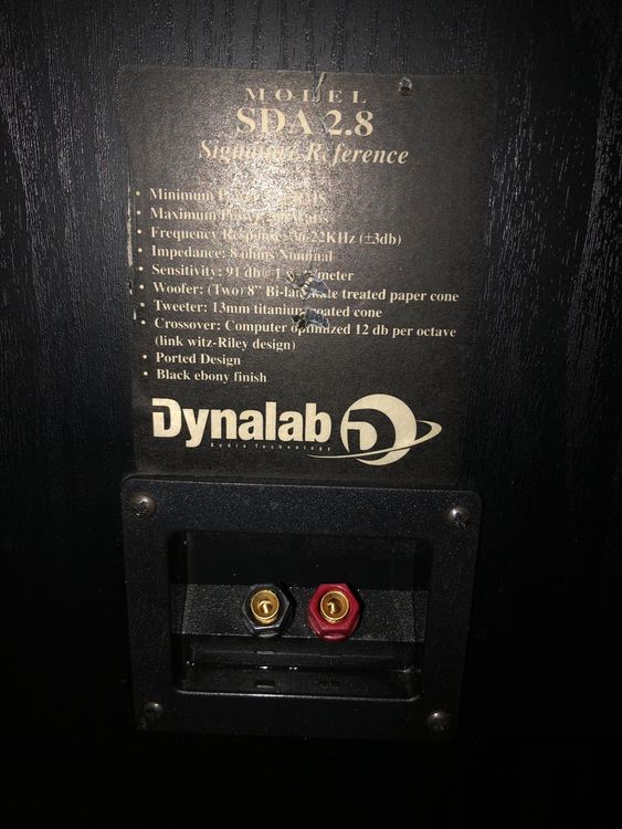 Boxen Dynalab SDA 2.8 Signature Reference (Gebraucht) in Wohlen AG für ...