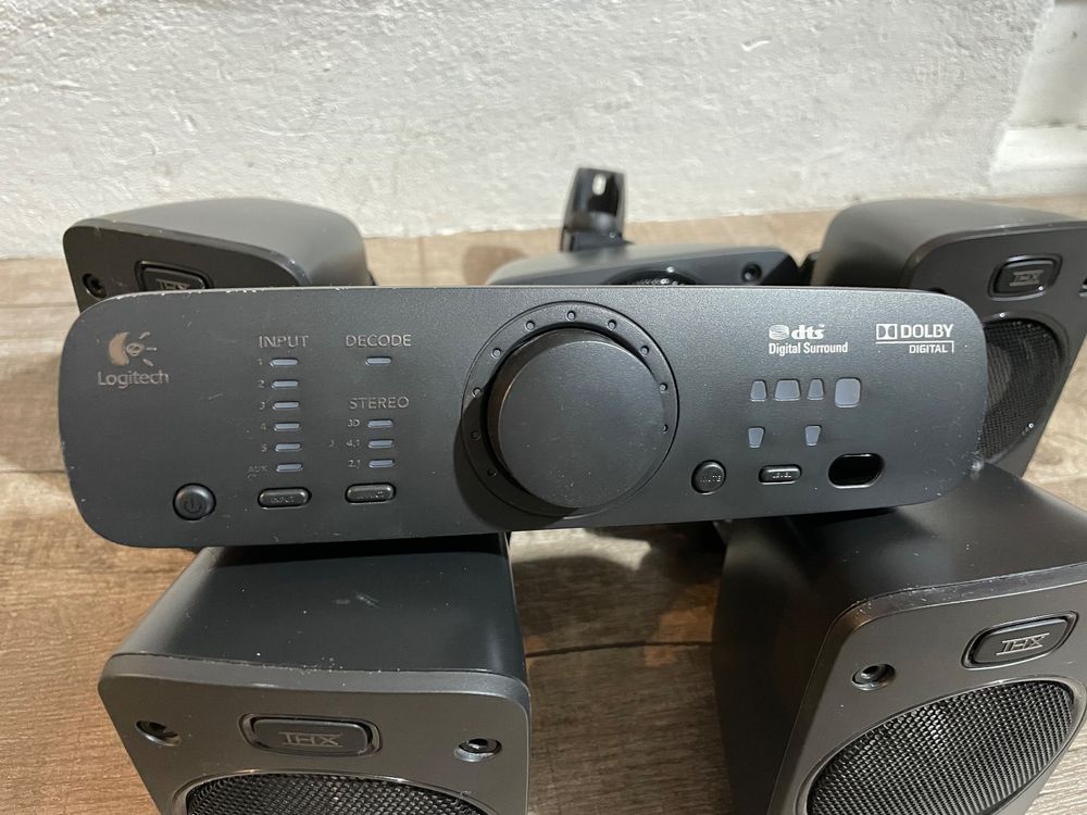 Logitech 5.1 Soundsystem mit Wandhalterungen (Gebraucht) in lohn ...