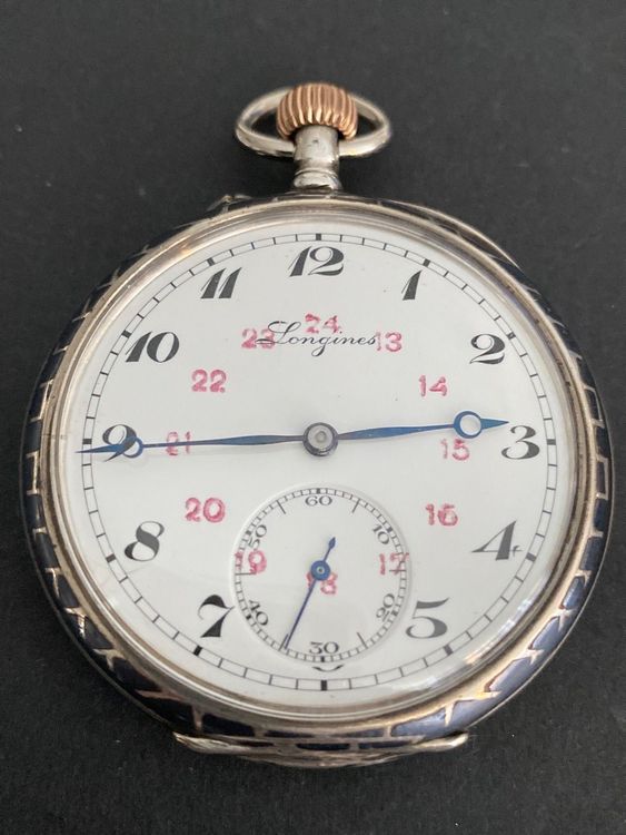 Longines Taschenuhr echt Silber 50.5 mm | Kaufen auf Ricardo
