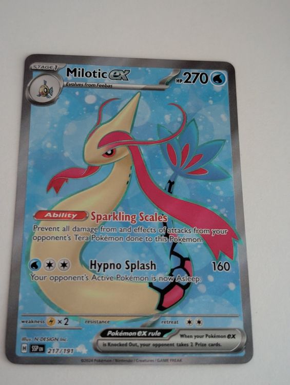 Milotic 217/191 Holo Full Art Pokemon Card Rare (Gebraucht) in ...