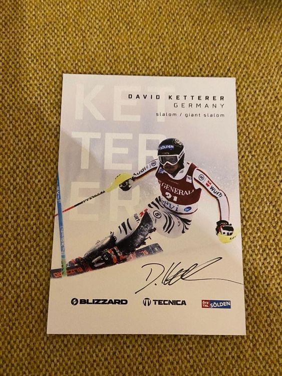 Autogrammkarte David Ketterer (Gebraucht) in Adliswil für CHF 6 – mit ...