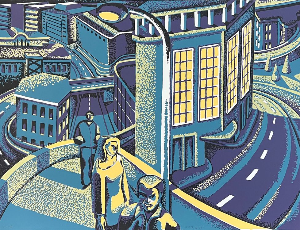 Hans Rudolf Fitze. Siebdruck, 1995. Eines von 40 Expl. (Gebraucht) in ...