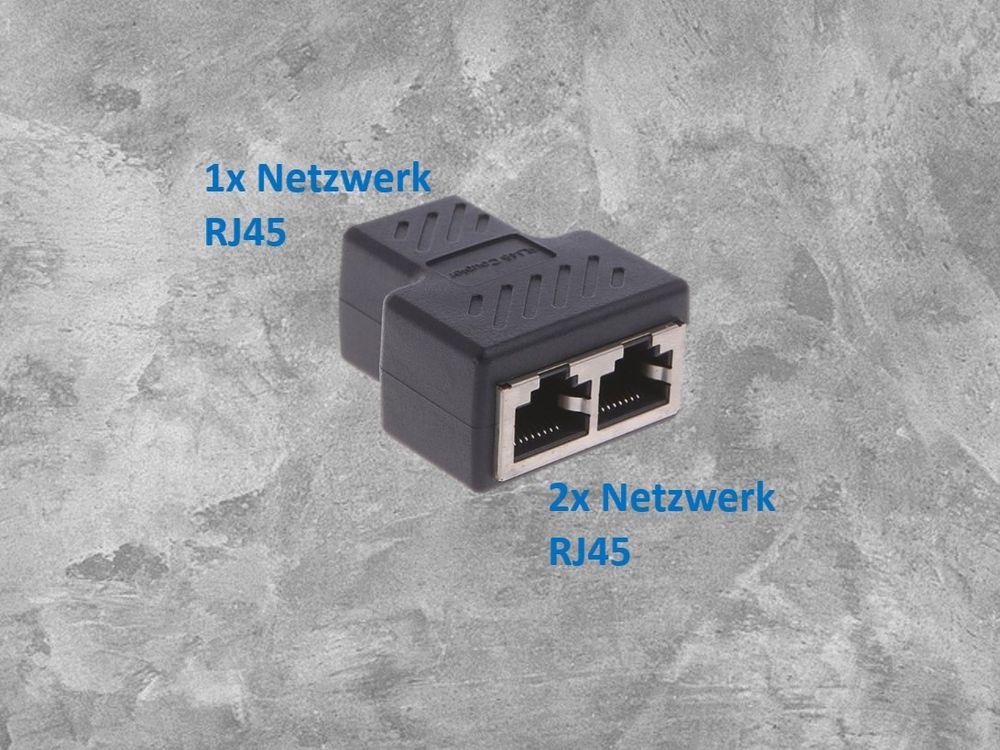 Adapter Ethernet LAN RJ45 Netzwerk 1 auf 2 | Kaufen auf Ricardo