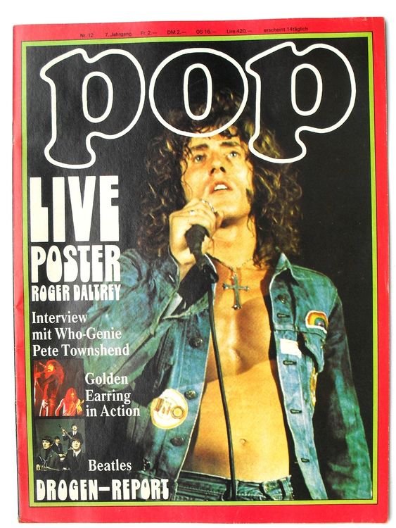 POP Heft 1972 alle POSTER (2) - TOP ERHALTUNG - RARITAET (Neu (gemäss ...