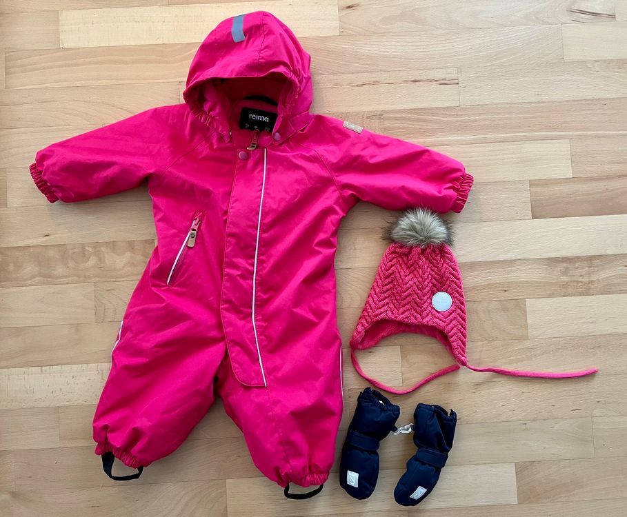 Reima Ski-Set Gr. 74 mit Skianzug, Mütze und Handschuhen (Gebraucht) in ...