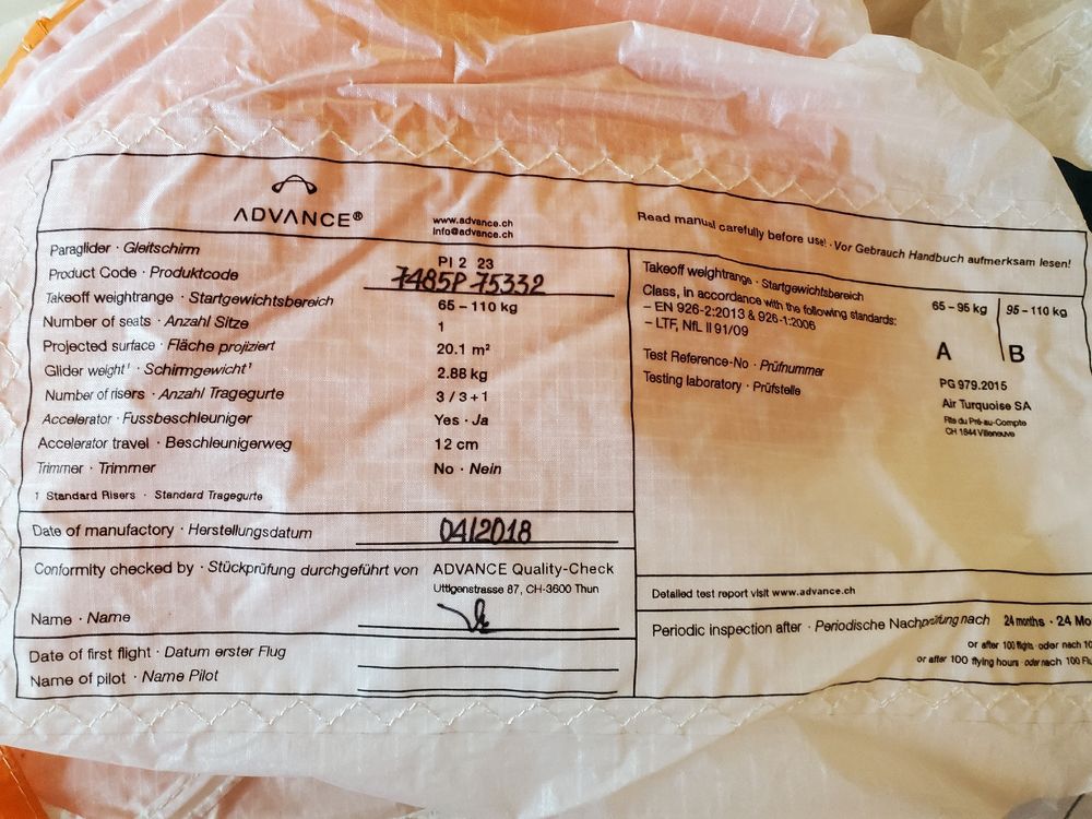 Advance PI2 23 | Kaufen auf Ricardo