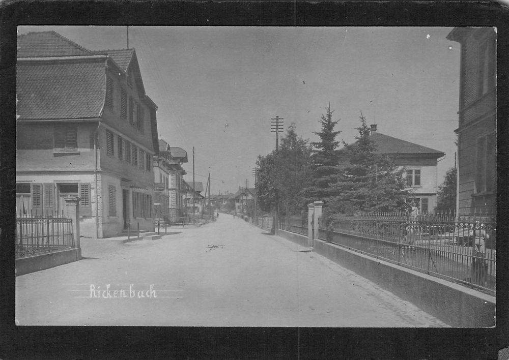 Rickenbach TG , gel. 1922 , echtfotokarte ! (Gebraucht) in Reichenburg ...