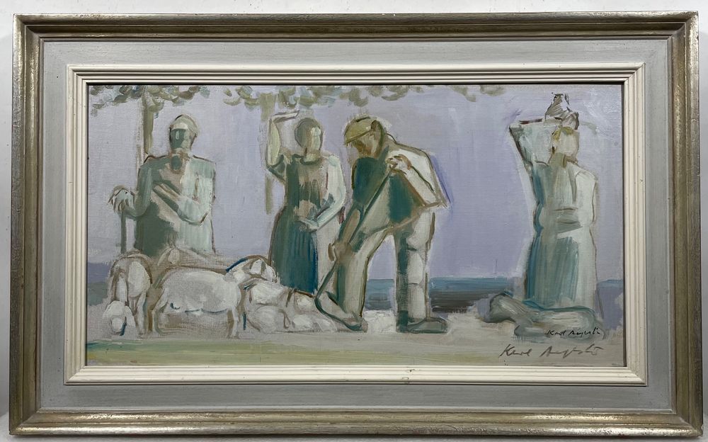 Karl Aegerter (1888-1969) grosses Gemälde | Kaufen auf Ricardo