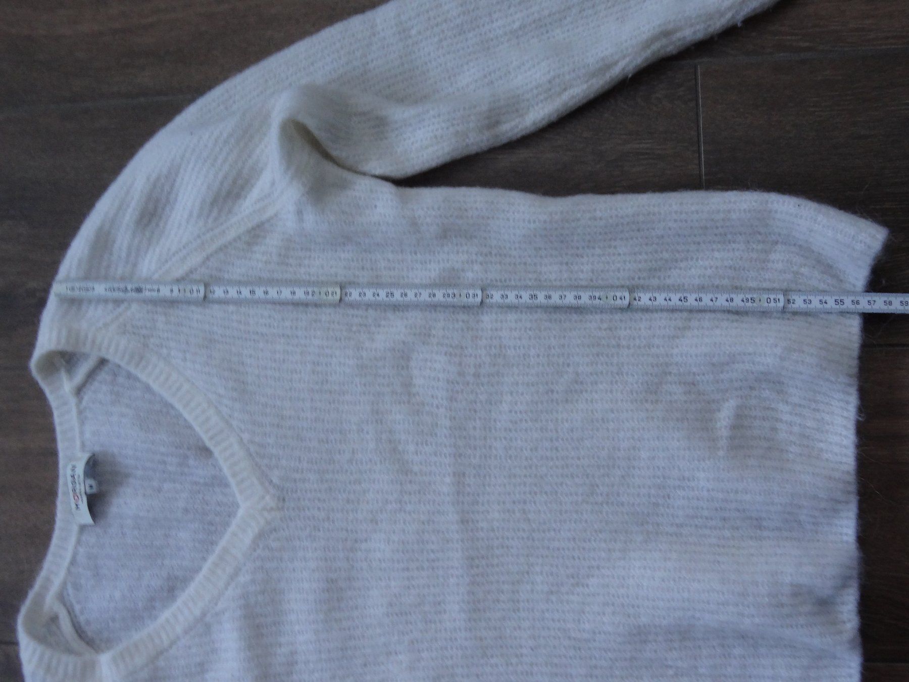 Pull Morgan blanc angora, taille M – Parfait pour l'hiver! (D'occasion ...