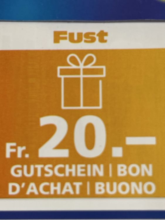 Fust 20 Fr. Gutschein (Neu (gemäss Beschreibung)) in Gelterkinden für ...