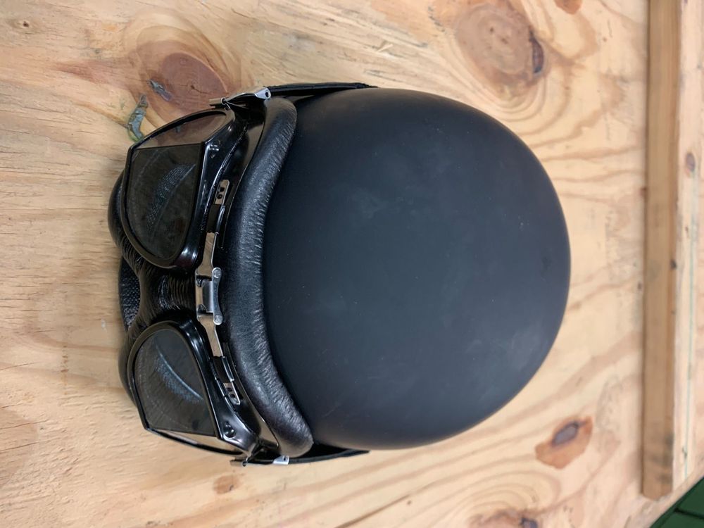 Topfhelm zu Mofa / Töffli mit Brille (Gebraucht) in für CHF 17 – mit ...