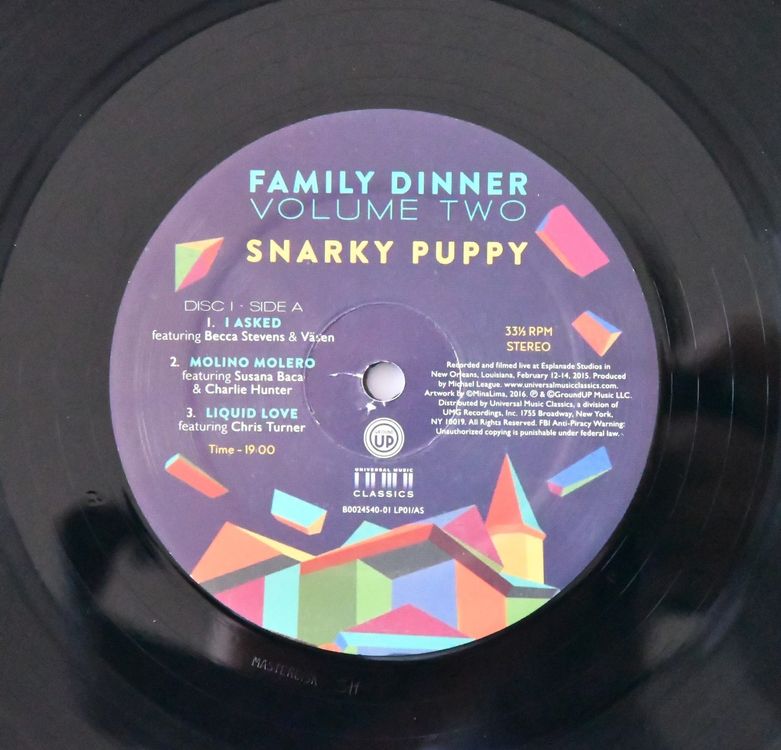 Snarky Puppy "Family Dinner" Volume two (Gebraucht) in Schaffhausen für CHF 8 – mit Lieferung ...