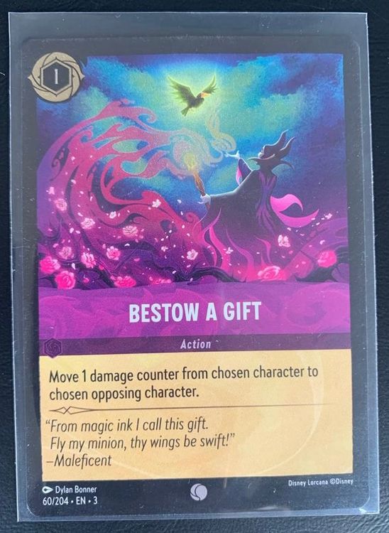 Lorcana FOIL BESTOW A GIFT 60/204 EN-3 Common (Usato) a Lugano per CHF ...