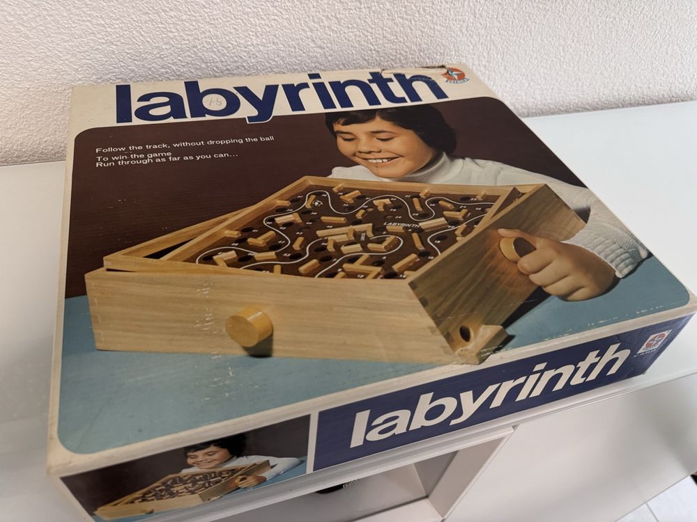 Labyrinth altes Holzspielzeug 1975 (Neu (gemäss Beschreibung)) in ...