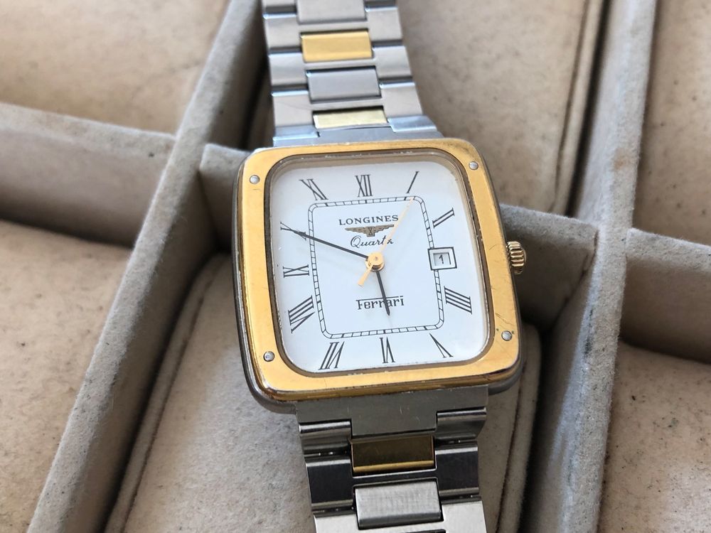 Montre Longines Ferrari femme fonctionne 28x28mm (Gebraucht) in ...