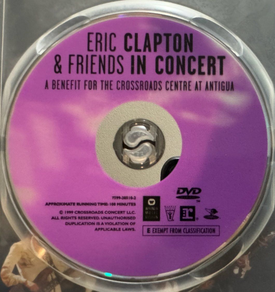 DVD ERIC CLAPTON & FRIENDS in NY at MADISON SQUARE GARDEN (Gebraucht ...