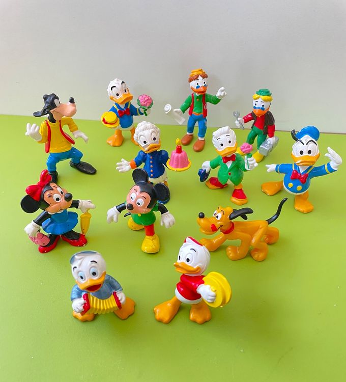 12x 80er Disney Comic Figur Mickey Minnie Trick Track Donald | Kaufen auf Ricardo