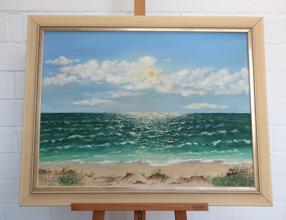 Gemälde Anblick aufs Meer (Gebraucht) in Volketswil für CHF 45 – mit Lieferung auf Ricardo kaufen