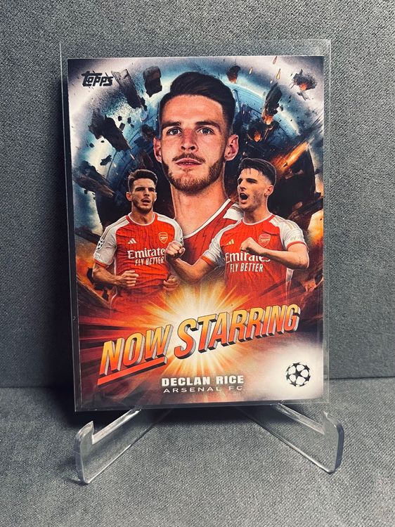 2023-24 Topps UEFA Declan Rice Now Starring Arsenal FC | Kaufen auf Ricardo