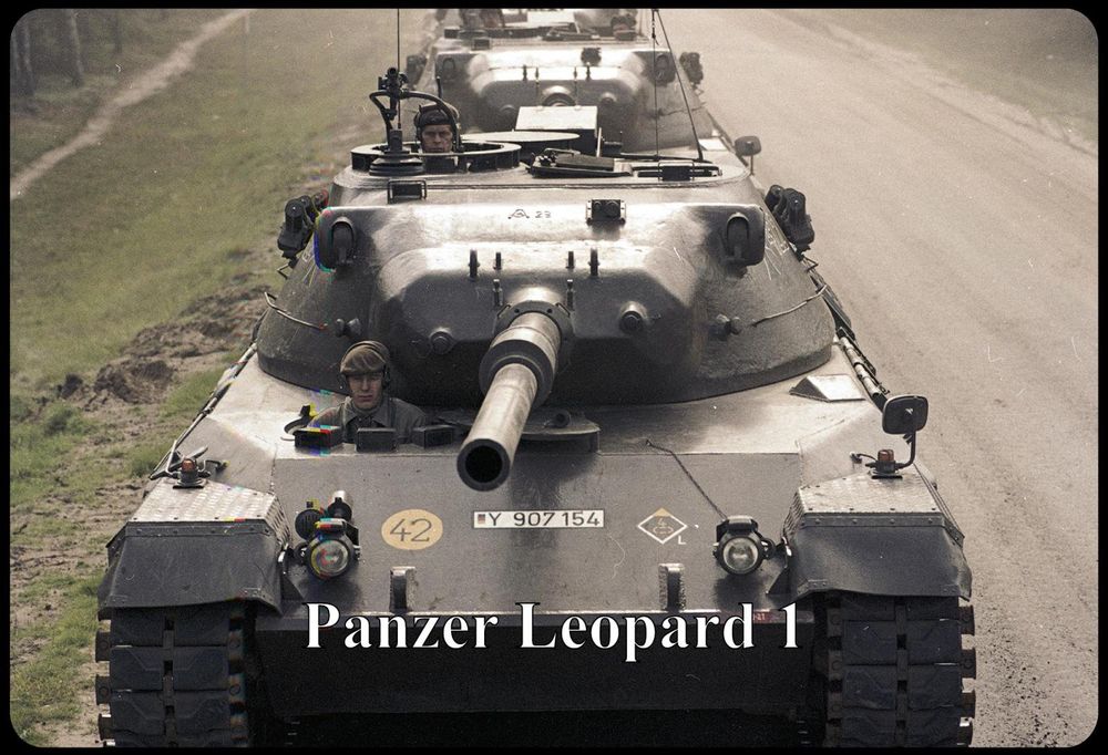 Blechschild-PANZER LEOPARD 1 DEUTSCHLAND (Neu und originalverpackt) in ...