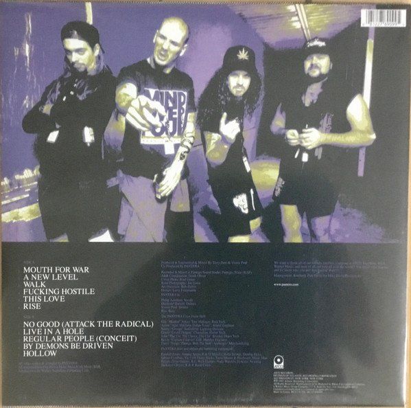 Pantera – Vulgar Display Of Power, White & True Metal Grey (Neu und ...