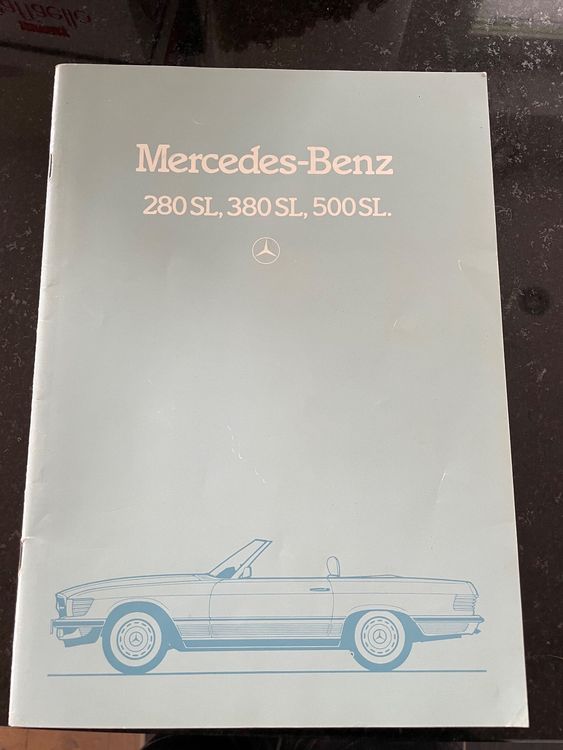 Prospekt Mercedes Benz 280SL/ 380/ 500 | Kaufen auf Ricardo