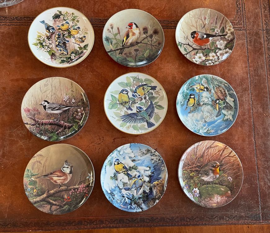 9 Porzellanteller Vogelwelt - Hutschenreuther Tirschenreuth (Gebraucht) in Stetten AG für CHF 40 ...