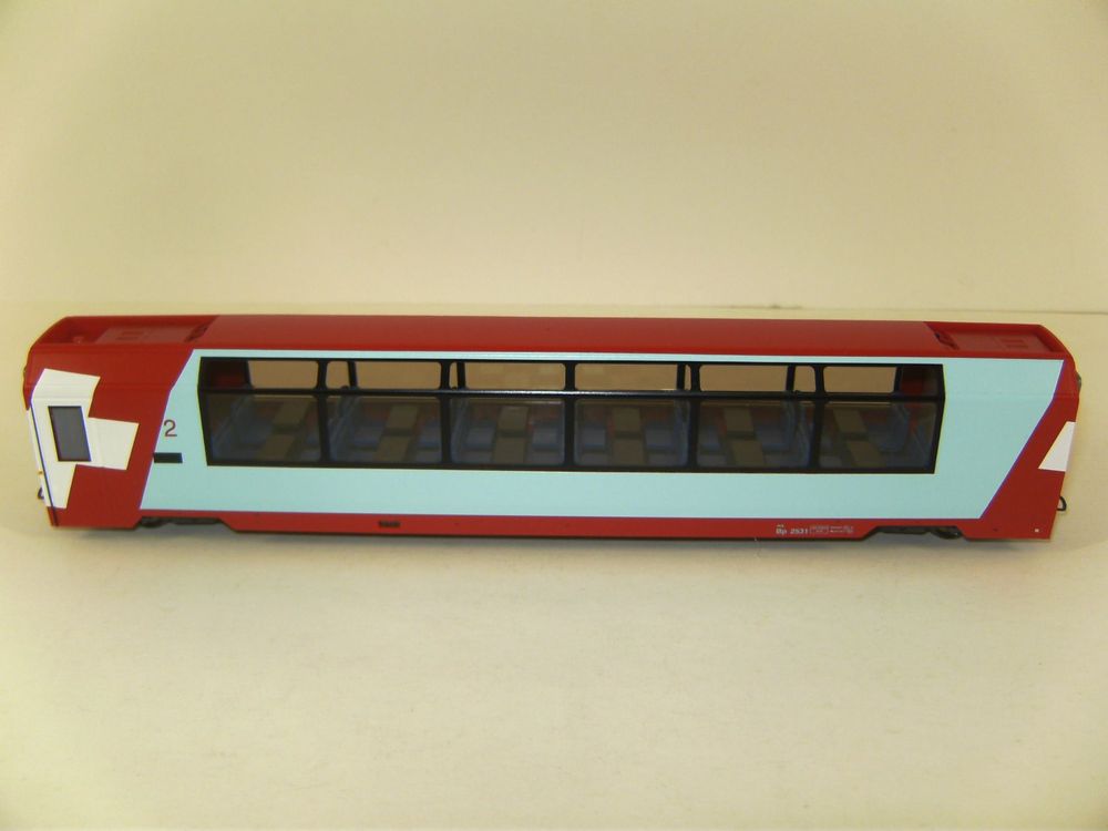 Bemo H0m 3289 113 und Bemo H0m 3289 121Panoramawagen GEX (Neu und originalverpackt) in ...