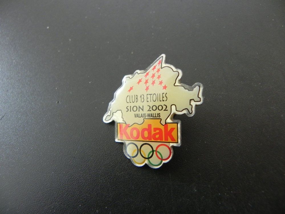 Pin Olympia Valais Wallis Sion 2002 - Kodak (Gebraucht) in Biel/Bienne ...