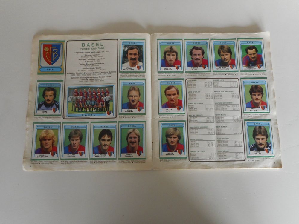 Panini Football Album 83/1983 komplett SFV-ASV (Gebraucht) in Cham für ...