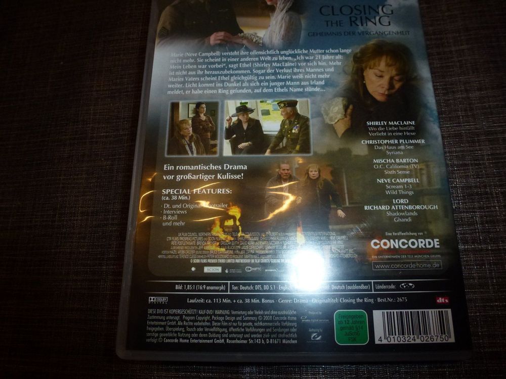 Closing the Ring (DVD) (Gebraucht) in Olten für CHF 2.5 – mit Lieferung ...