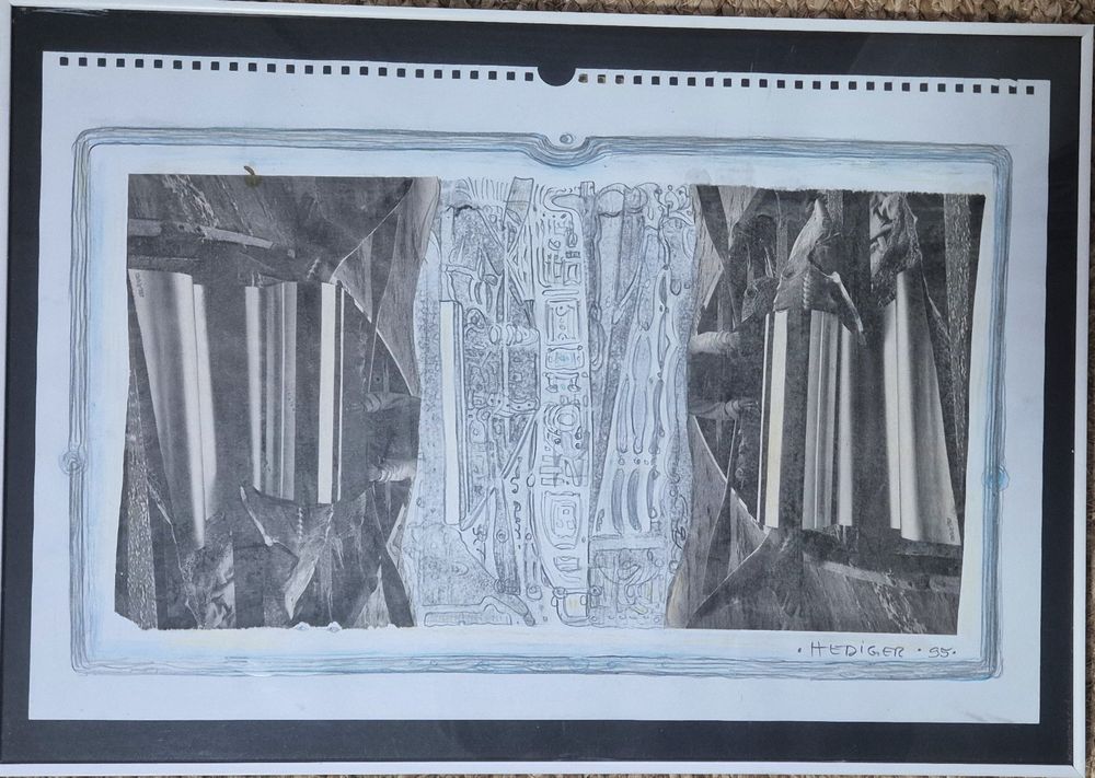 Walter Hediger (1928-2009), Collage, Mischtechnik, 1995 (Gebraucht) in Illnau für CHF 50 – nur ...