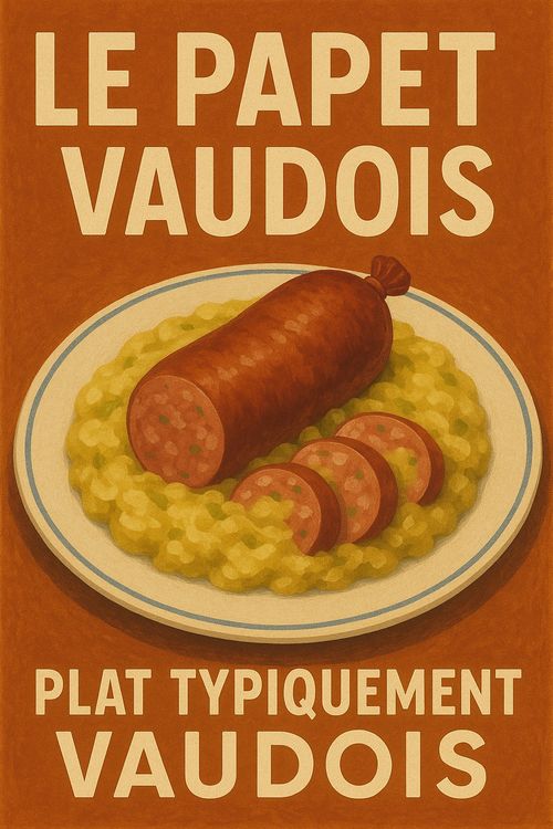 Affiche - Poster - Papet Vaudois plat traditionnel Vaudois (Neuf avec ...