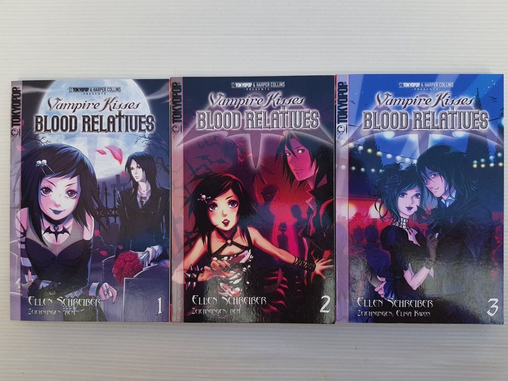 Vampire Kisses: Blood Relat. 1, 2 und 3 Manga (Gebraucht) in ...