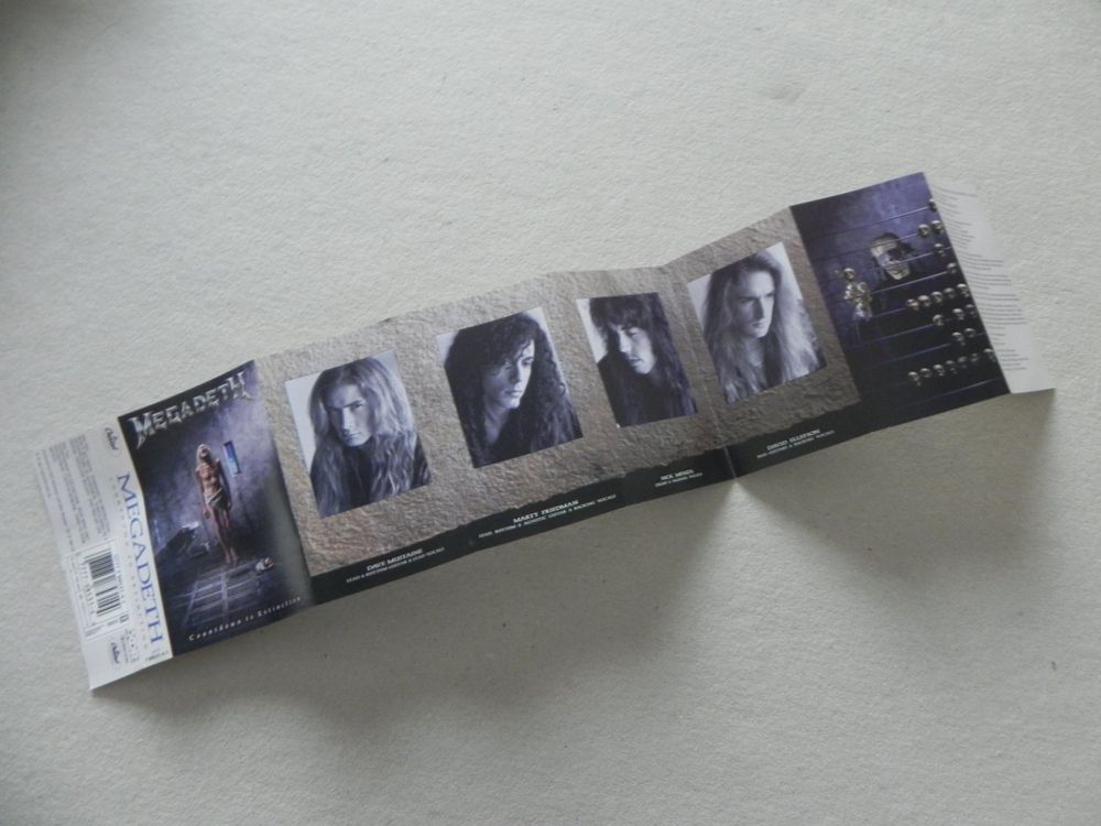 MC US Heavy Metal Band Megadeth 1992 Countdown to Extinction | Kaufen ...