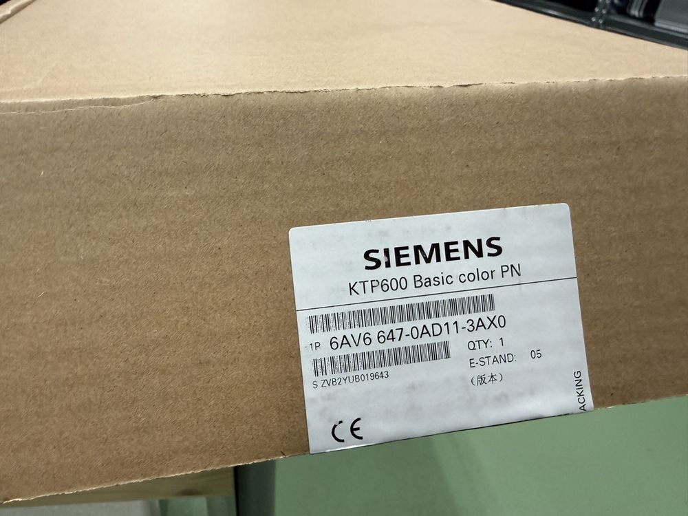 Siemens Simatic HMI KTP600 Basic color PN (Nuovo e nell'imballaggio ...