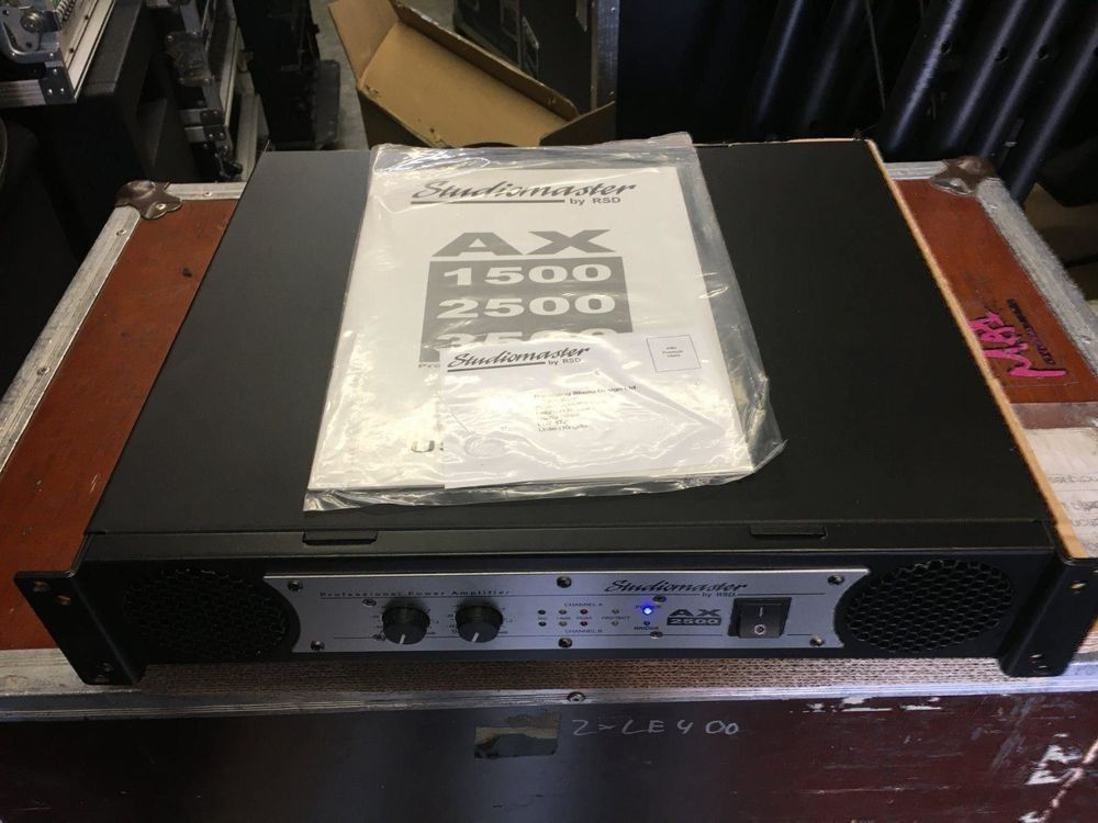 Studiomaster AX2500 Endstufe /2 x 750 w (Gebraucht) in Schaffhausen für ...