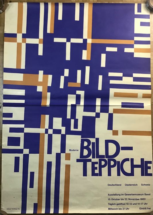 Vintage Grosse Plakat (Gebraucht) in Root für CHF 90 – mit Lieferung auf Ricardo kaufen