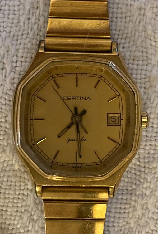 Goldene Certina Quarz Damenuhr, Vintage (Gebraucht) in Riniken für CHF 40 – mit Lieferung auf ...