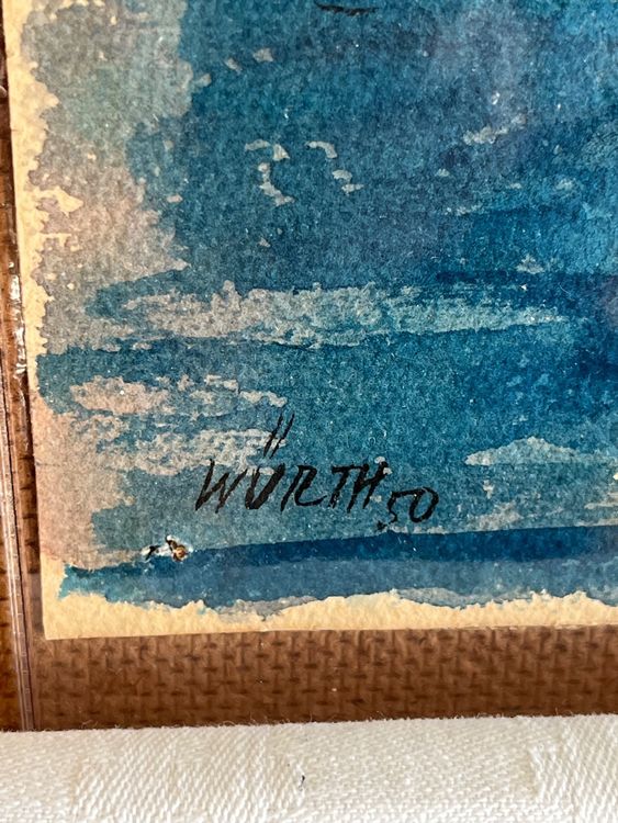 Würth Signiert Aquarelle Sehr Schönes Gemälde (Gebraucht) in Basel für CHF 35 – mit Lieferung ...