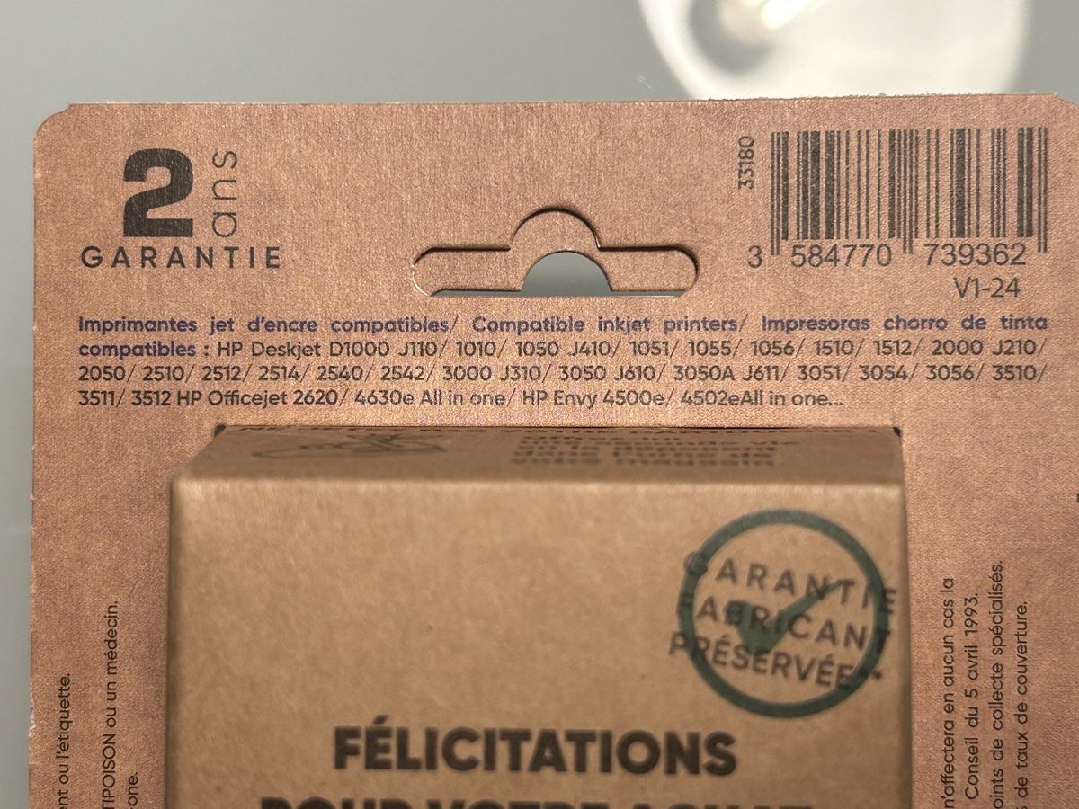 Cartouches d’encre HP 301 (Neuf avec emballage d'origine) à Vauderens ...