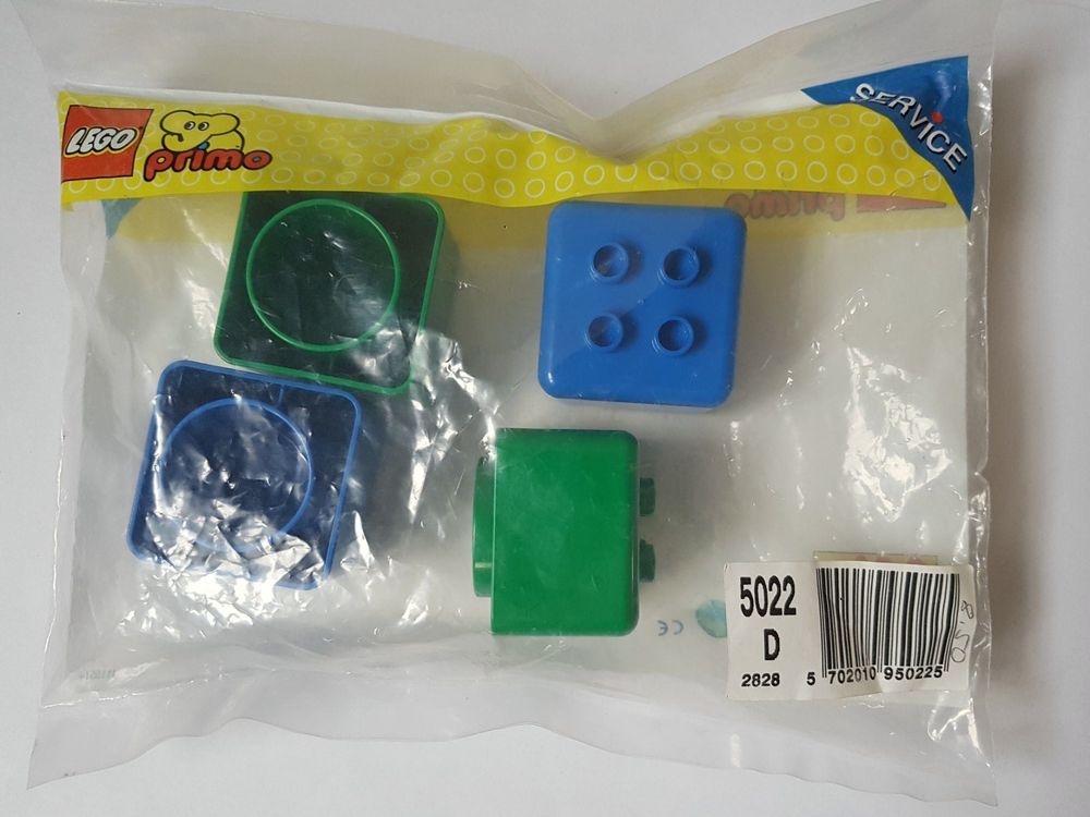 LEGO Duplo Primo Baby 5022, Set mit 4 Steinen ©1998 / NEU (Neu und ...