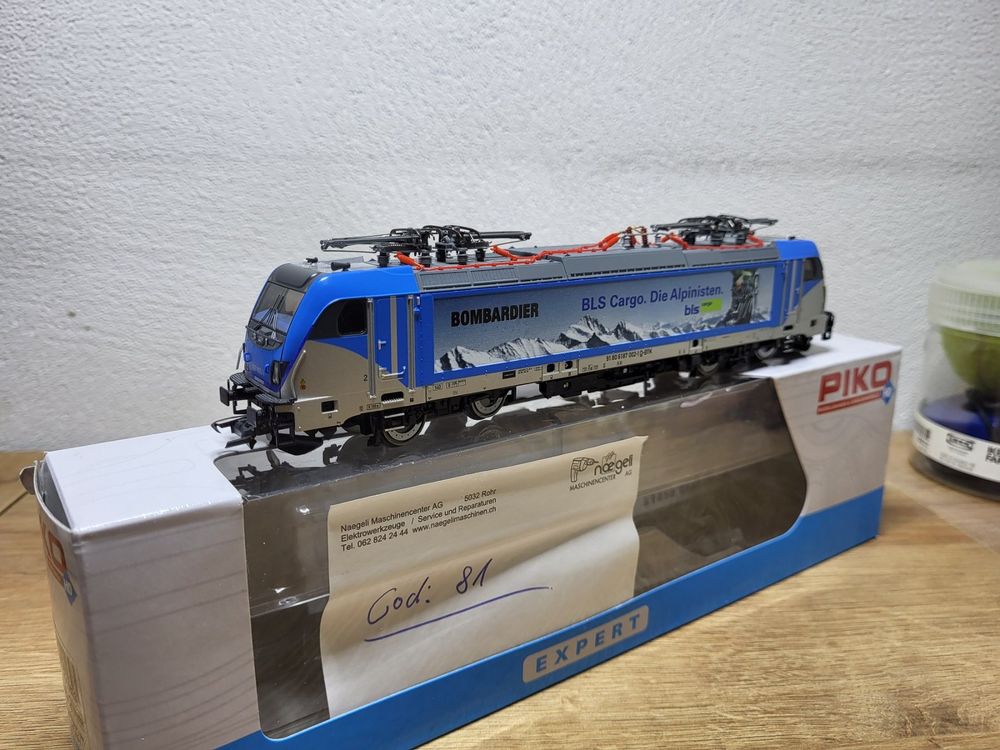 BR 187 Railpool BLS Ep. VI Piko DC mit Decoder ESU 4 | Kaufen auf Ricardo