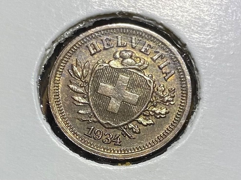 Schweiz 1 Rappen 1934 unz (Neu (gemäss Beschreibung)) in Speicher für CHF 4 – nur Abholung auf ...