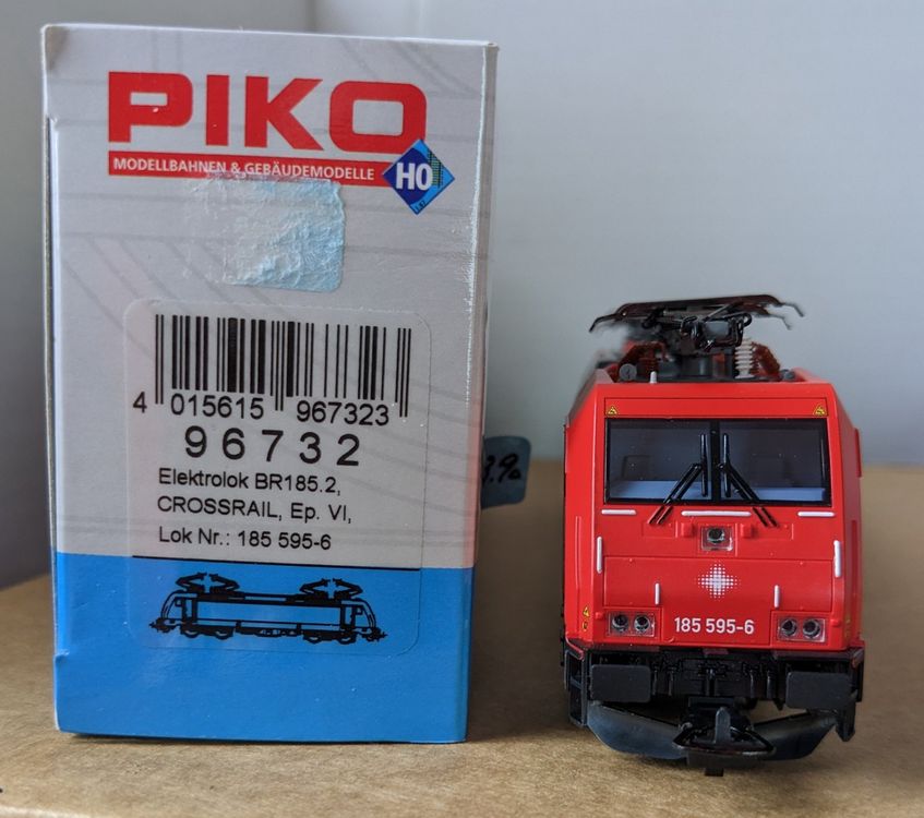 PIKO 96732 BR 185.2 CROSSRAIL 185 595-6 Ep 6 (Neu und originalverpackt ...