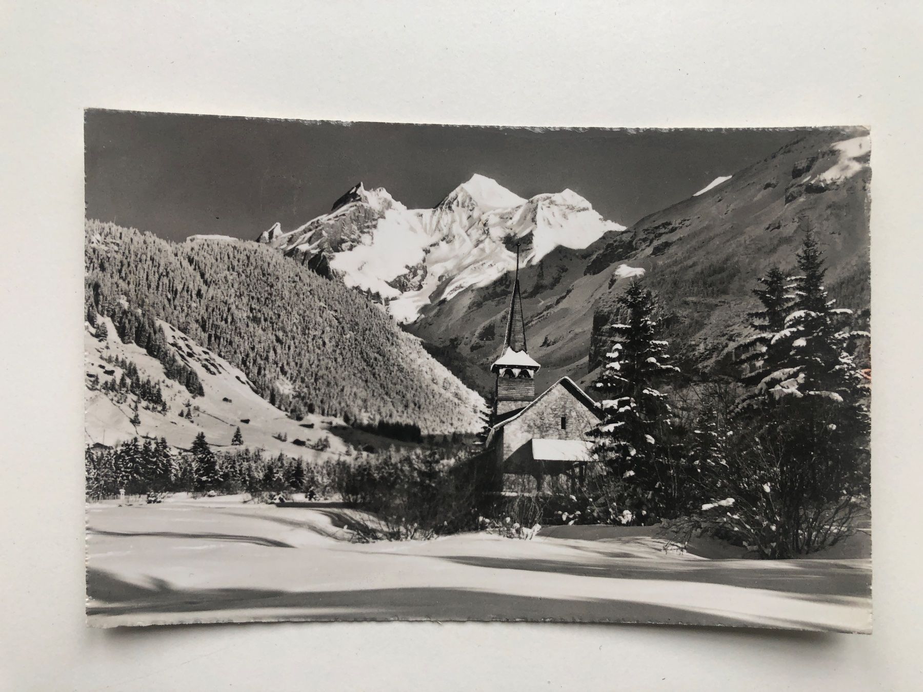 Kandersteg Kath. Kirche mit Blümlisalp (Gebraucht) in Neuchâtel für CHF ...